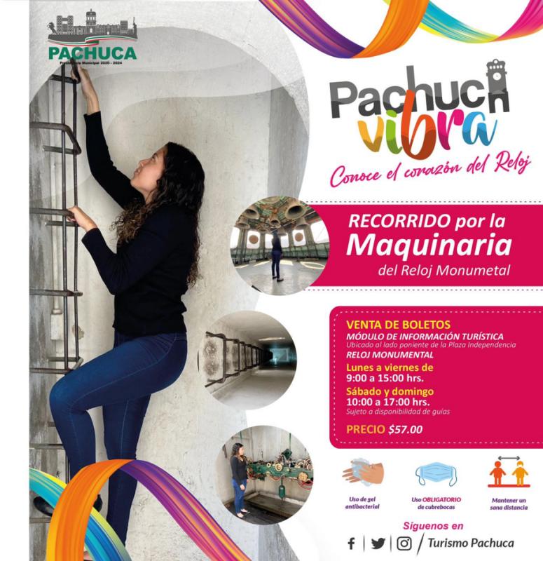 Lánzate a conocer el interior del Reloj de Pachuca con este recorrido ... Lánzate a conocer el interior del Reloj de Pachuca con este recorrido ...